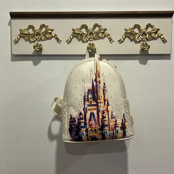 Loungefly | Bags | Nwt Disney 5th Anniversary Cinderella Castle ...